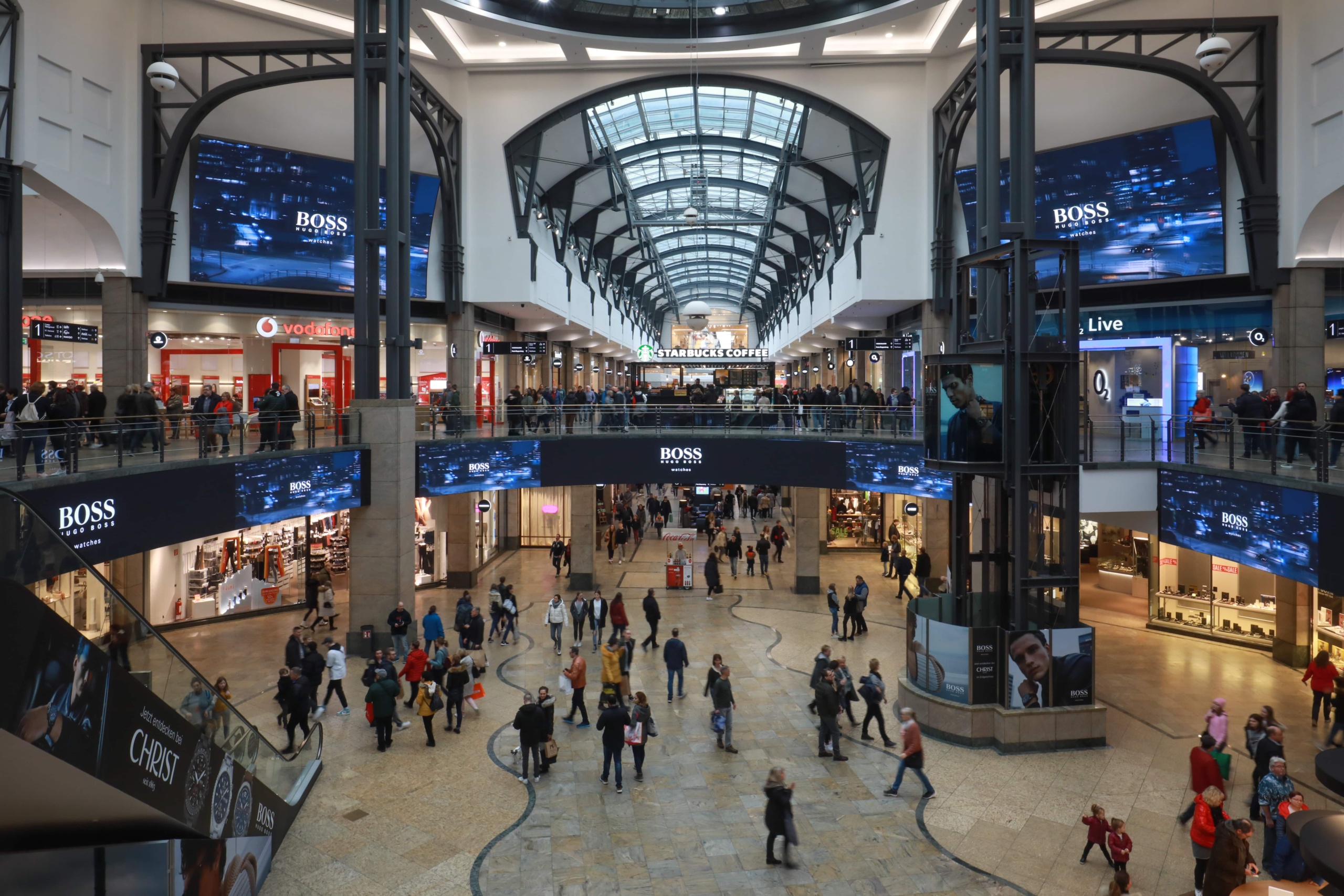 Boss Watches collaboration with Christ on escalators, elevators, UDS ...